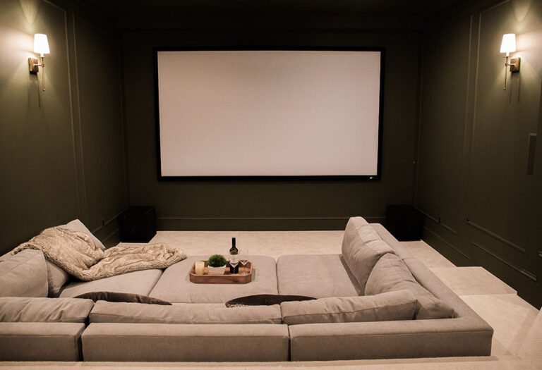 Theater Room Renovation - The Arched Manor - Arched Manor