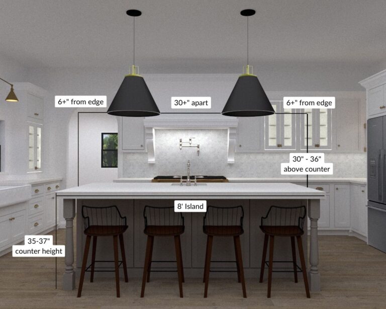 Guide to Kitchen Island Pendant Lights - Arched Manor