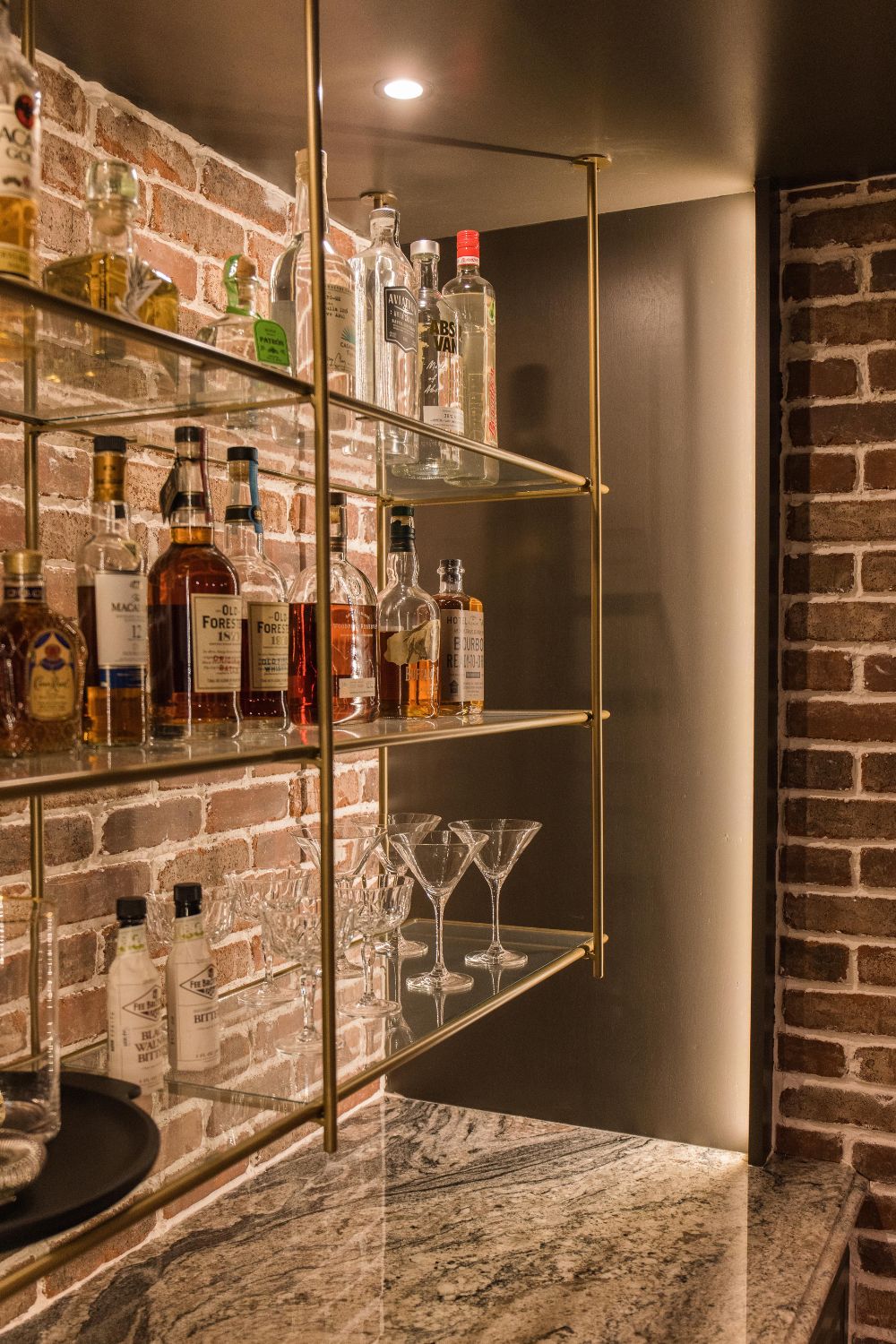 Our Basement Bar Makeover Reveal - Arched Manor