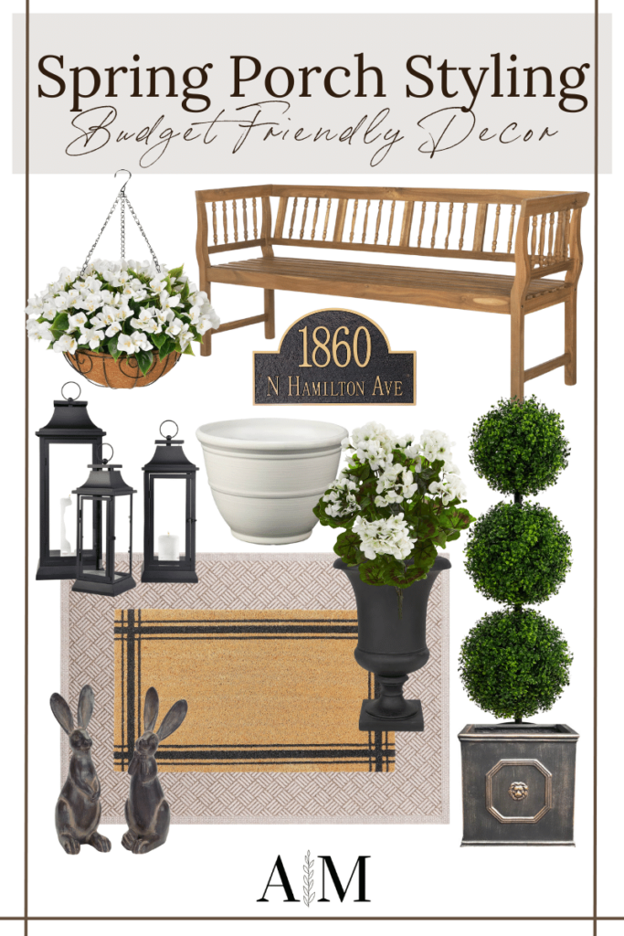 Timeless Spring Front Porch Decor Ideas - Arched Manor